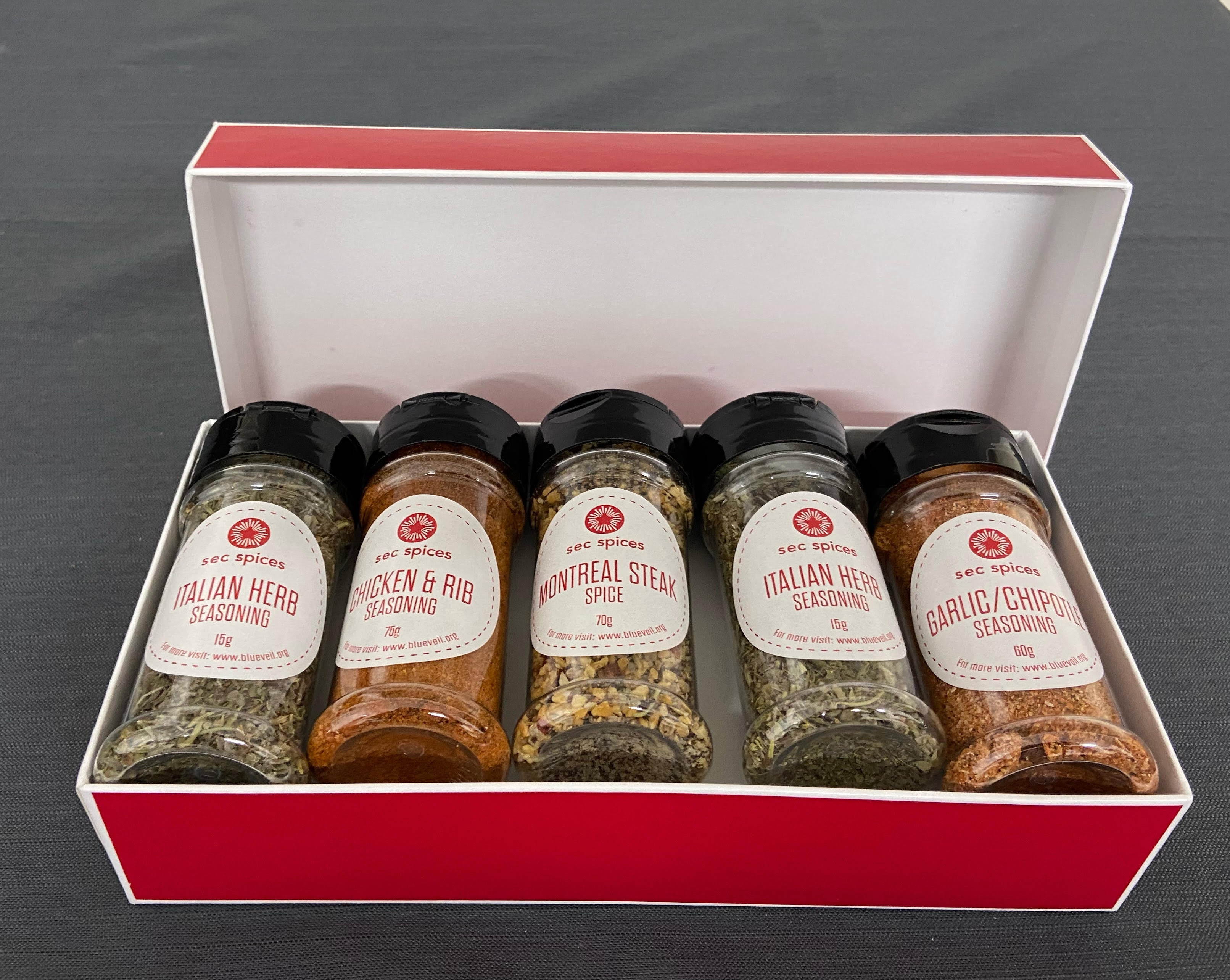 Spice Bottles Gift Box – Sara Elizabeth Centre Store